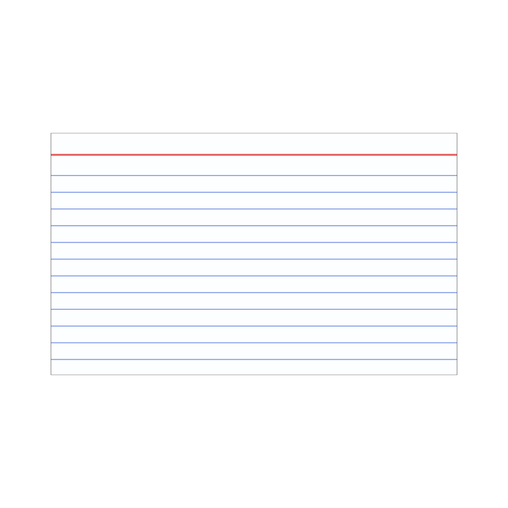 Index Card – The School Shop